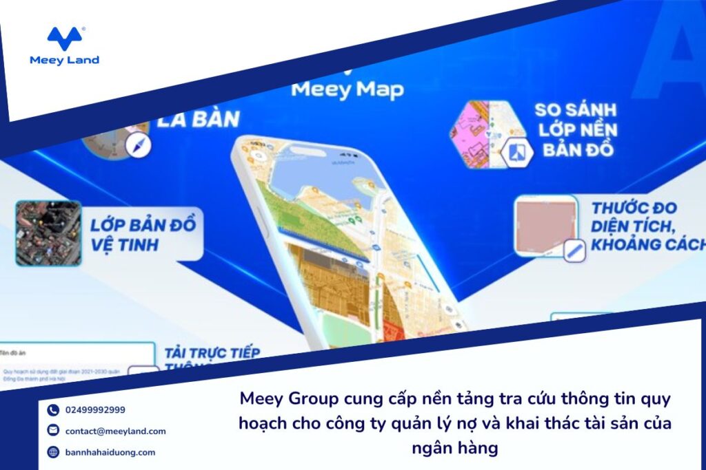 Meey Group cung cấp nền tảng tra cứu thông tin quy hoạch