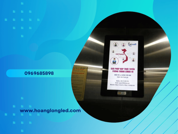 Màn hình LED quảng cáo trong thang máy