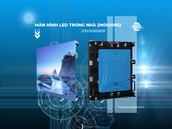 Lắp màn hình LED trong nhà - Led Hoàng Long