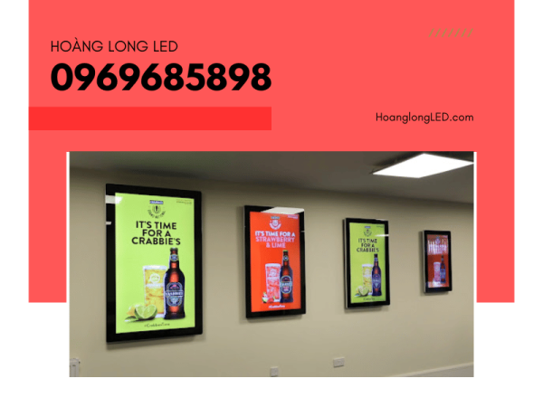 Màn hình quảng cáo treo tường - Led Hoàng Long