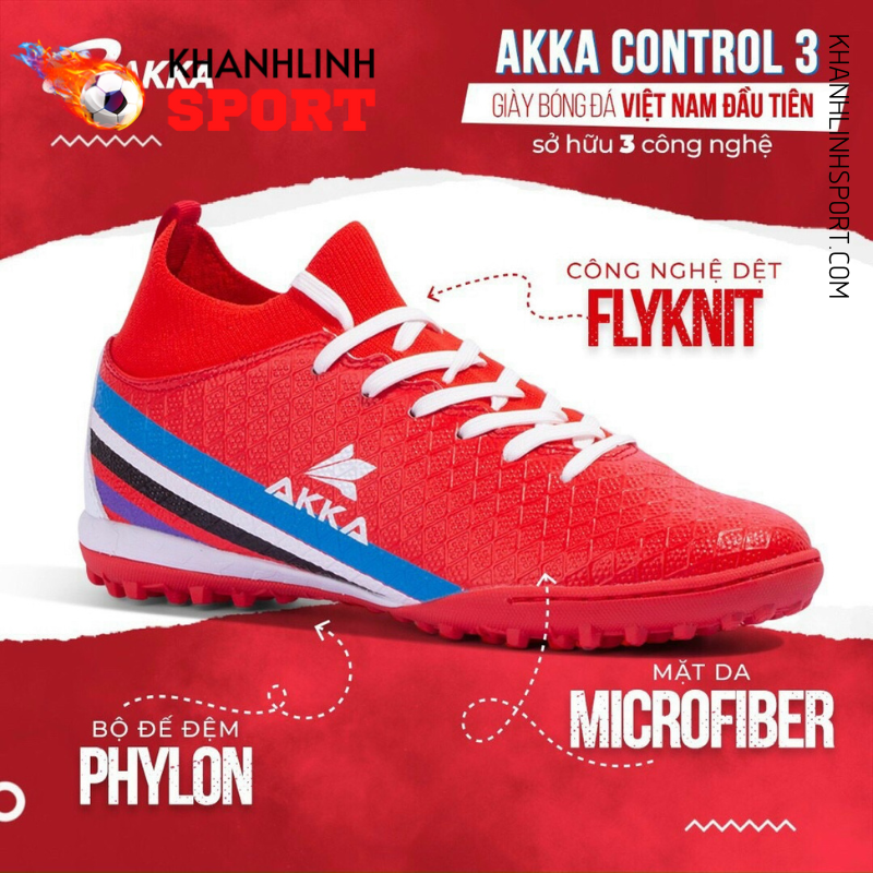 Giày bóng đá AKKA CONTROL3 - GBD005 - Khánh Linh Sport