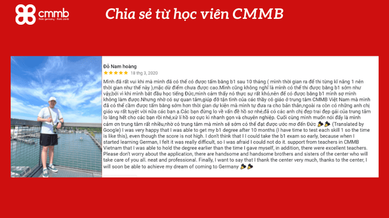 PHỤ HUYNH VÀ HỌC SINH NÓI VỀ CMMB - Thế giới tiếng Đức