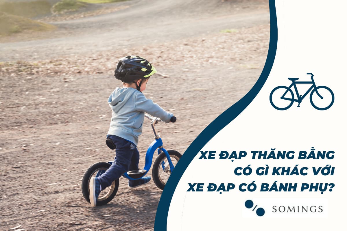 Xe đạp thăng bằng có gì khác với Xe đạp có bánh phụ?