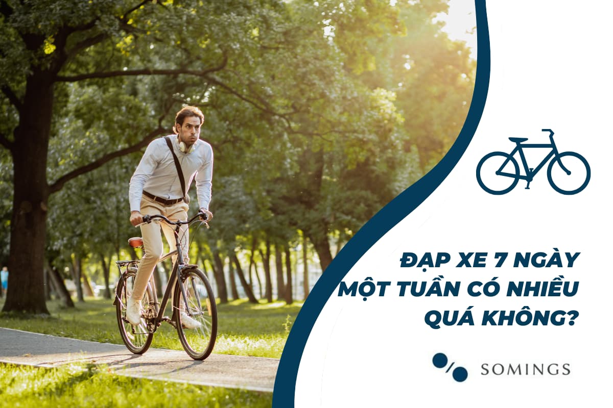 Đạp xe 7 ngày một tuần có nhiều quá không?